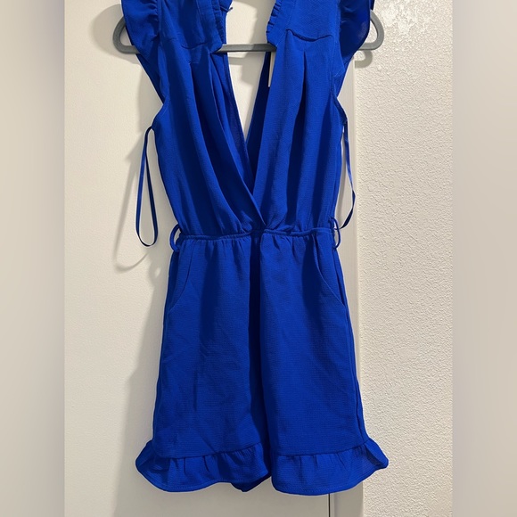 Pants & Jumpsuits | Royal Blue Romper | Poshmark